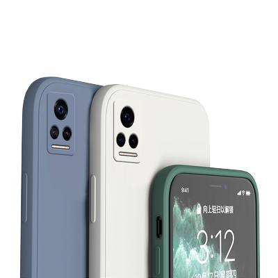 适用小米civi手机壳XiaomiCivi1S液态硅胶保护套civi2直边镜头全包防摔civi3磨砂潮牌男女款civi4pro简约外壳