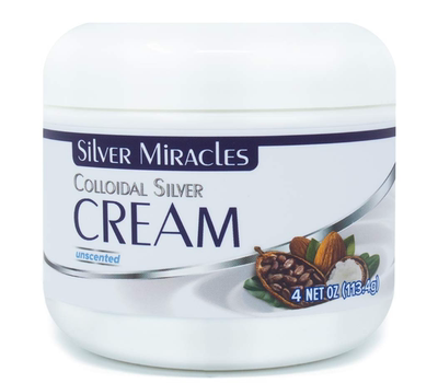 美国代购Silver Miracles Colloidal Silver Cream - 4oz - Collo