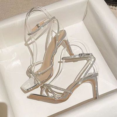 其他水钻细跟韩版凉鞋