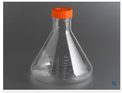 康宁Corning 三角培养瓶3.0L透气盖Baffled缓冲底PC材质 431253