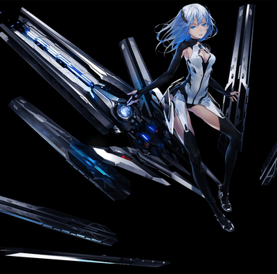 Beatless蕾西亚动漫二次元美少女手办没有心跳的少女机甲模型摆件