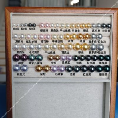 纯银强光大珍珠养耳洞