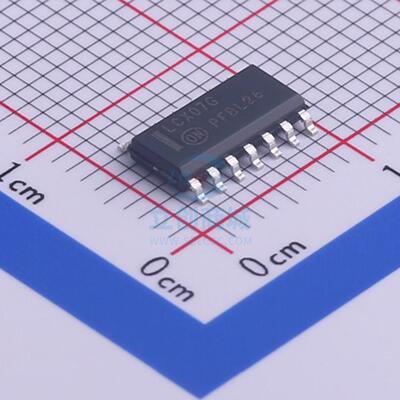 缓冲器/驱动器 MC74LCX07DR2G SOIC-14 ON 全新原装进口