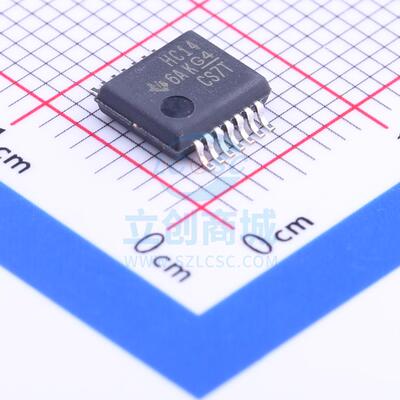 反相器 SN74HC14DBR SSOP-14_208mil TI 全新原装进口