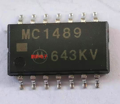 集成IC电路芯片MC1489AMEL  MC1489  SOP14  5.2MM原装拆机