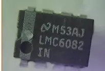 集成IC电路芯片双运放LMC6082IN  LMC6082  DIP原装拆机质量保证