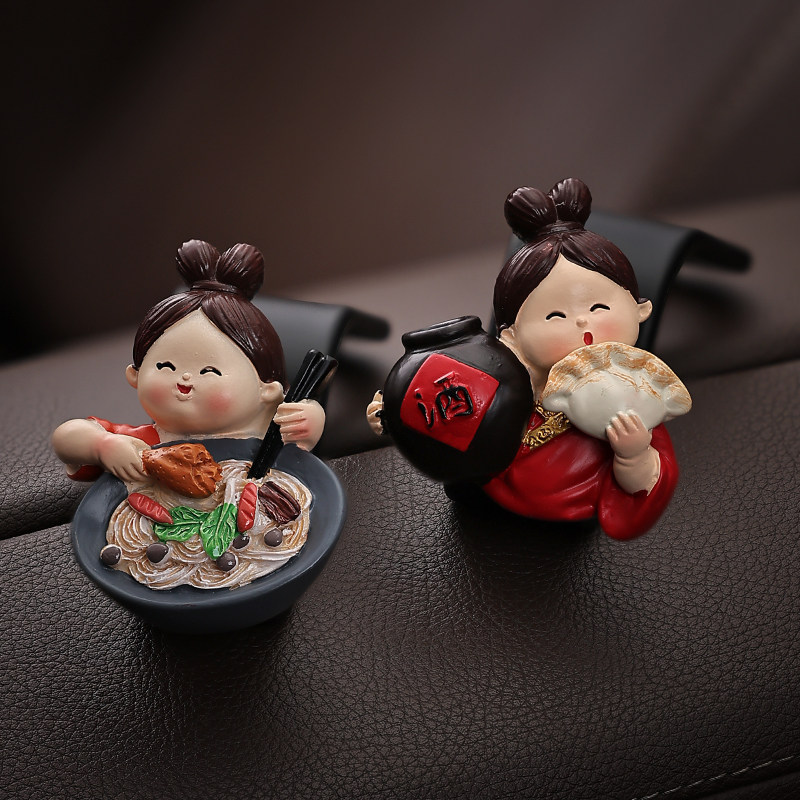 吃货小妞汽车挂钩多功能座椅背置物挂钩创意车载挂钩装饰用品大全