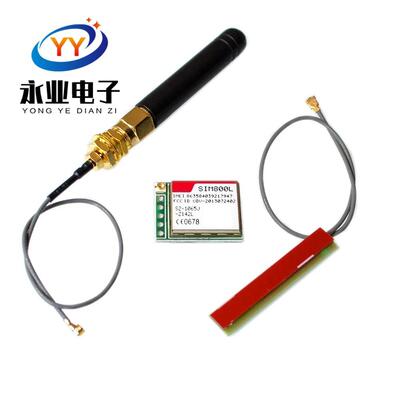 绿色SIM800L GPRS TCP IP 模块 自弹卡槽 microSIM卡 GSM 短信