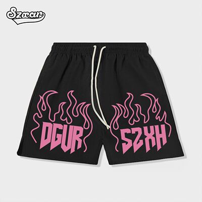 SZXAR夏季宽松美式短裤外穿速干短款四分裤洋气运动篮球裤跑步男