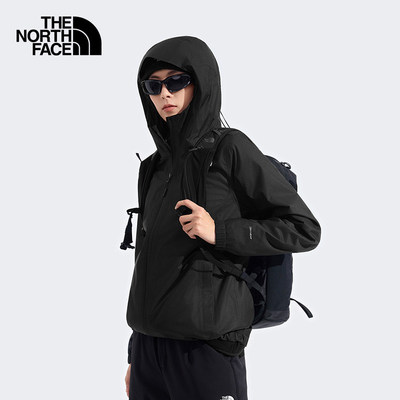 北面女款防水连帽冲锋衣8EYG
