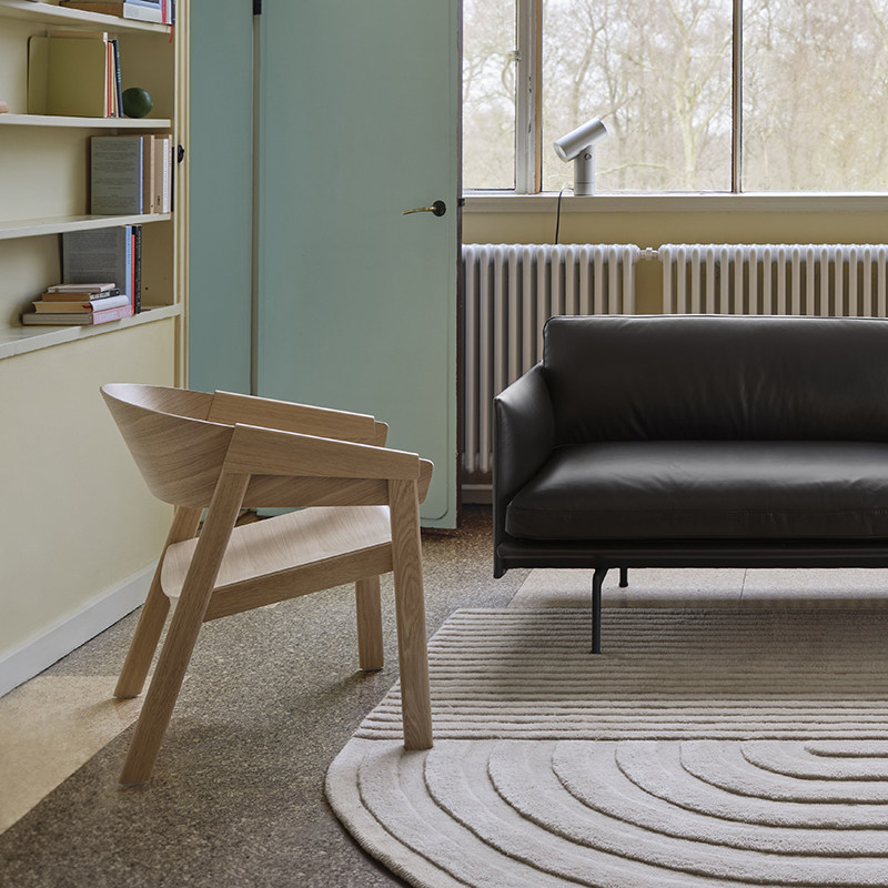 Muuto Cover Lounge实木软包休闲椅单椅现代简约