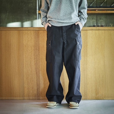 orSlow 不计成本高标 缎纹紧密织法 调节扣抽绳腰 复古军工工装裤