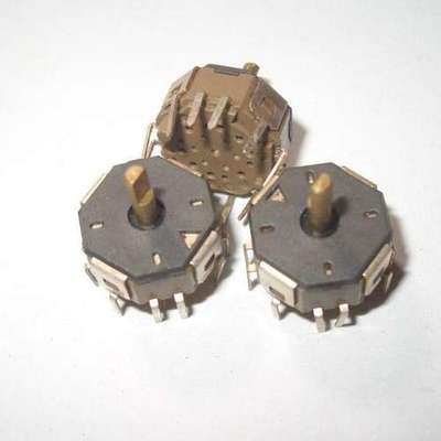 进口日本ALPS摇杆开关 8方向棒式开关RKJXL100401V带中央按钮功能