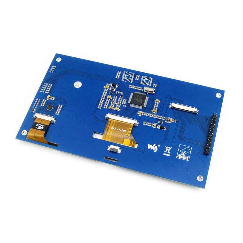 品微雪 7寸显示屏 TFT液晶屏 RA8875电容屏触摸屏支持多点触_虎窝淘