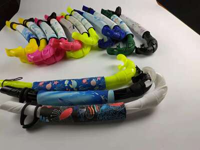 waterscuba自由潜水湿管 防丢湿式呼吸管 waterscuba浮力套湿管
