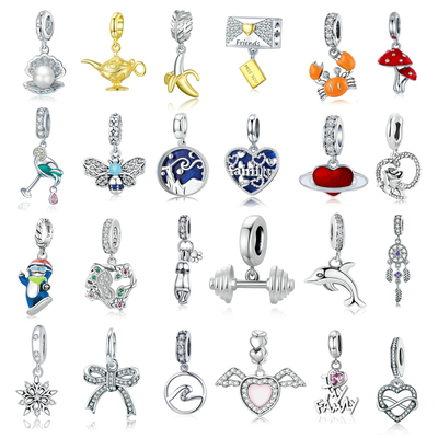 纯银吊坠时尚风手串散珠原创