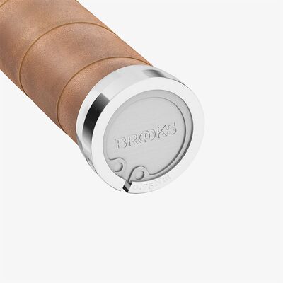 SLENDER小布自行车真皮复古把套山地车折叠死飞车锁环直把车把