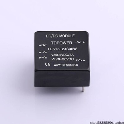 TDK15-24S05W   Vin=9V~36V Vout=5.05V 3A  价格以咨询为准