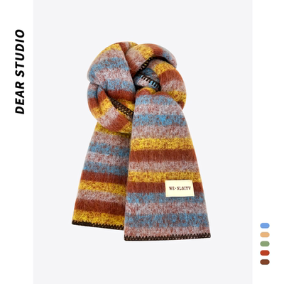 韩版秋冬保暖百搭高级感围巾围脖