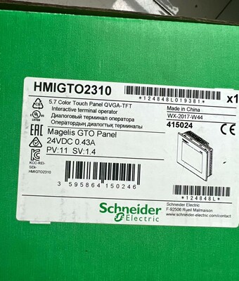 施耐德触摸屏HMIGTO2310全新原装正品，现货