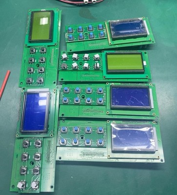 stm32f103r8t6 和12864液晶屏LCD电路板，