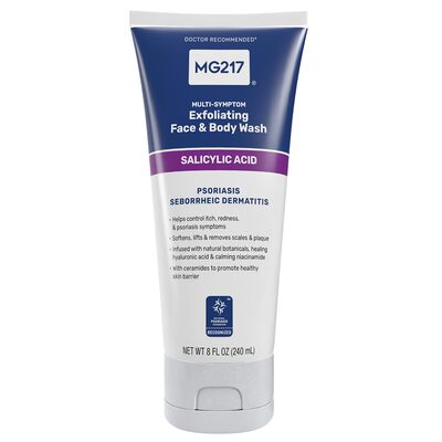 MG217 Medicated Exfoliating Face and Body Wash