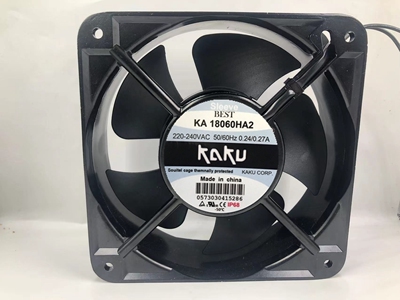 全新KAKU卡固KA18060HA2 HA3 IP68防水220V/380V散热风扇18CM风机