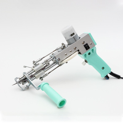 tufting gun果青色簇绒戳戳绣枪二合一割绒圈绒电动手工地毯织枪