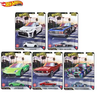 预售风火轮花园大道30铁底胶胎兰博基尼尼桑HKS途中合金车模GJT68