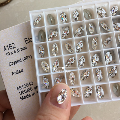 正品奥钻4162尖底椭圆美甲