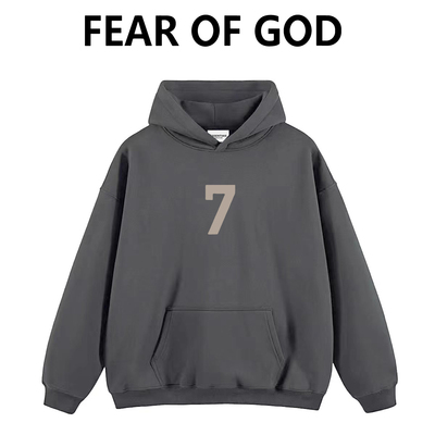 ESSENTIALS复线fog数字7连帽宽松2025款卫衣秋冬男女休闲情侣外套