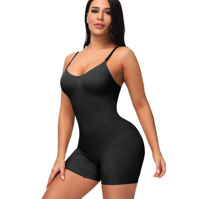 开档连体衣女BodysuitShapewear