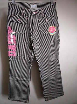 DAISY  LOVERS黑白条纹九分裤140