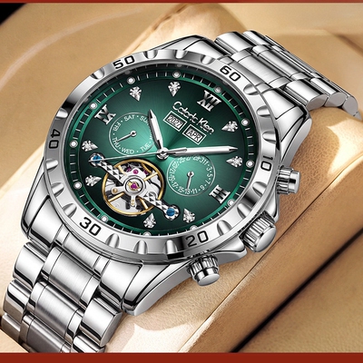 Authentic men's watch tourbillon mechanical watch multifunct