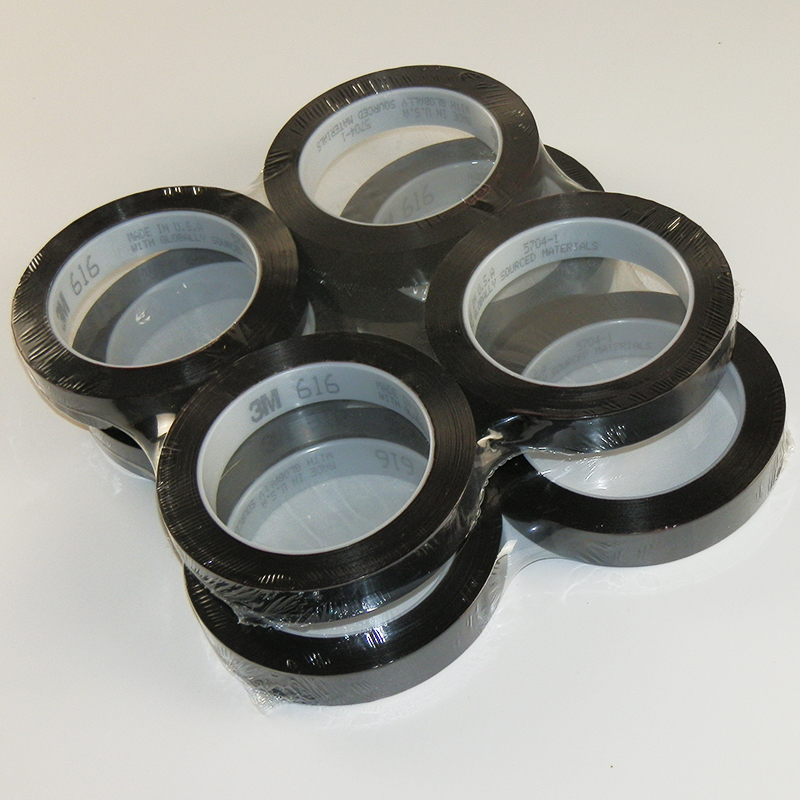 3m616测试胶带耐温印刷 scotch616显示器黑色遮光菲林胶带 3M 616_虎窝淘