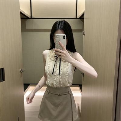 MEI ZI 美姿-两件套套装(配胸针,腰绳)(只卖套装,含安全裤)26319