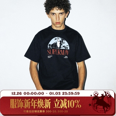 【超人SUPERMAN联名】WHOOSIS SUPERMAN短袖T恤男夏百搭宽松美式