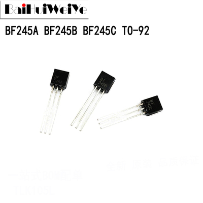 BF245 BF245A BF245B BF245C TO-92 NPN 国产低噪声音频放大场管