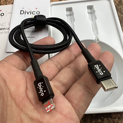 编织27W快充线lightning外单美国DIVICO品牌type-c数据线适用苹果C口转水果快充电线铜线1米全新盒装