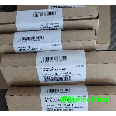 菲尼克斯2700458全新原装现货Inline模块IB IL AI 4/I-PAC议价$