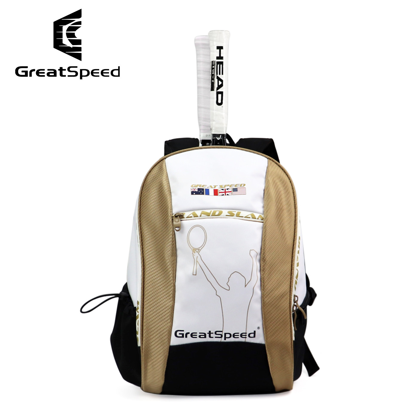 GreatSpeed网球包/羽毛球包2-3支装双肩背包时尚运动成人男女运动