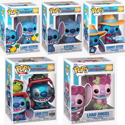 Funko丰高POP迪士尼星际宝贝 史迪奇手办 史迪仔安琪周边摆件公仔