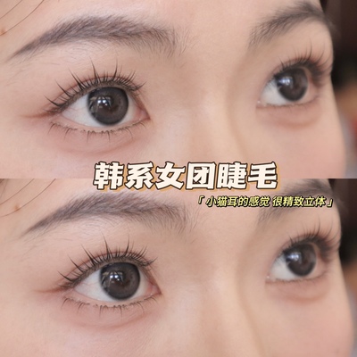 林真实『韩系女团睫』M9自然精致 整条A型仙子毛氧气感十足