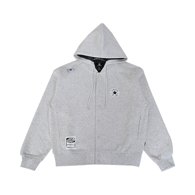 Converse匡威春季新款男女连帽卫衣假两件休闲潮流运动外套MCJ696