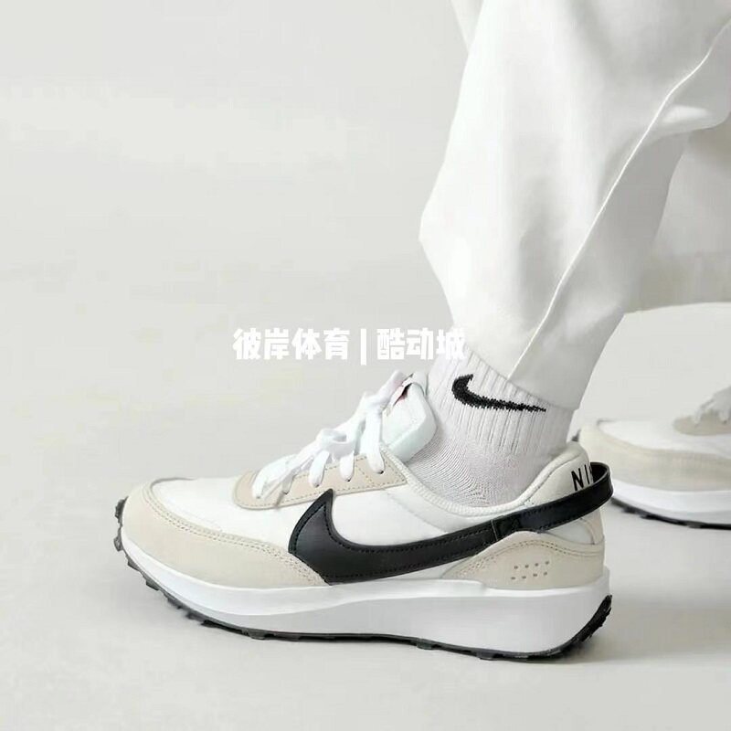 Nike Waffle Debut耐克女子纯白华夫款低帮运动休闲鞋DH9523-102_虎窝淘
