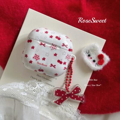 RoseSweet * 樱桃星星/蝴蝶结/原创独家/耳机壳可爱AirPods4