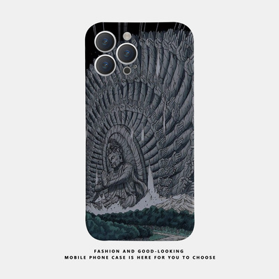 适用苹果华为彩绘千手观音iphone17 15手机壳1312promax荣耀60/70/80P50s17pro7/8plus新款OPPOreno9/iqoo12