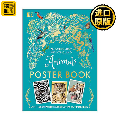 英文原版 An Anthology of Intriguing Animals Poster Book 有趣动物集海报书 DK自然科普百科 英文版 进口英语原版书籍