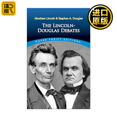英文原版 The Lincoln-Douglas Debates 林肯-道格拉斯辩论 Dover Thrift Editions 英文版 进口英语原版书籍