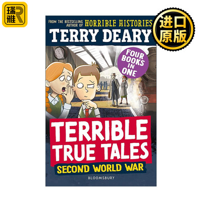 英文原版 Terrible True Tales Second World War 可怕的真实历史之二战 可怕的历史作者Terry Deary 儿童趣味历史读物 英文版